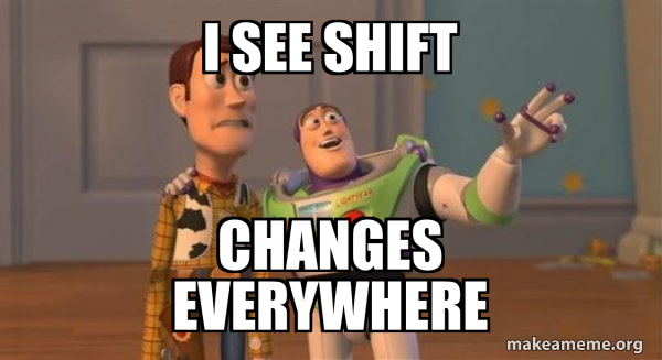 I see shift Changes everywhere - Buzz and Woody (Toy Story) Meme Meme ...