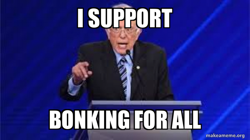 I support BONKING FOR ALL Meme Generator