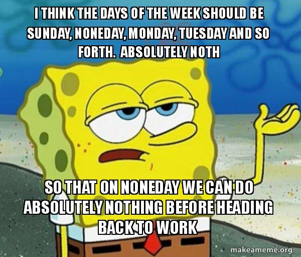 Absolutely Nothing Spongebob