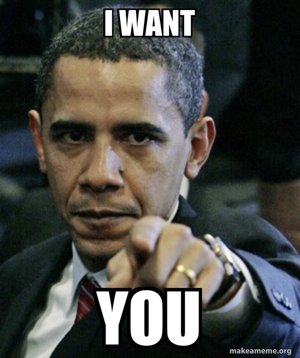 I WANT YOU - Angry Obama Meme Generator
