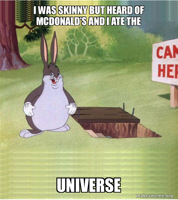 I was skinny but heard of McDonaldâ€™s and I ate the UNIVERSE - Big ...
