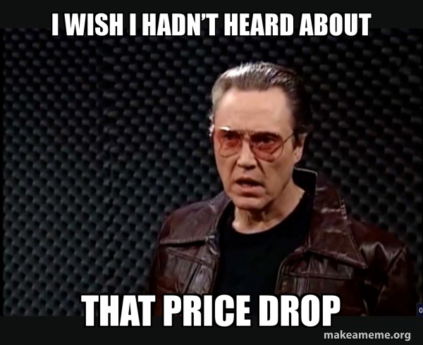 I Wish I hadnâ€™t heard about That price drop - SNL - More Cowbell Meme ...