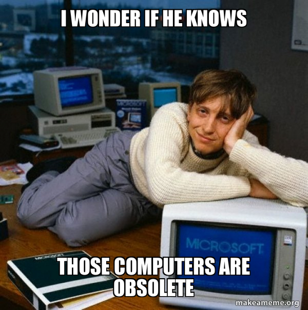 I wonder if he knows those computers are obsolete - Sexy Bill Gates ...