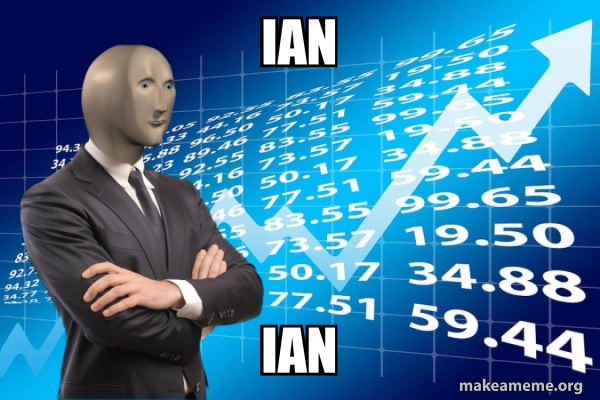 ian ian - Stonks Only Go Up Meme Generator