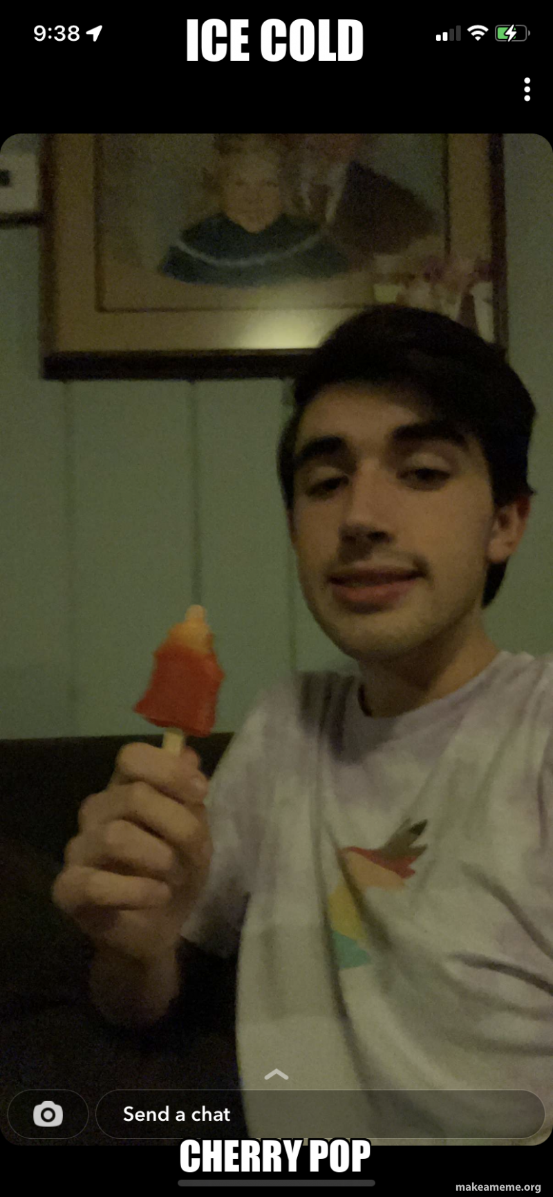 Ice cold Cherry pop Meme Generator