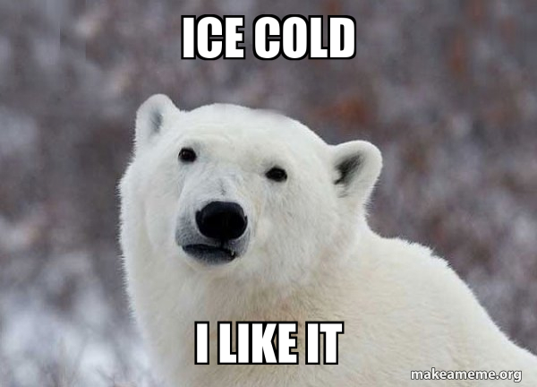 Ice cold I like it - Popular Opinion Polar Bear Meme Generator