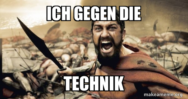 Ich gegen die Technik - The 300 Meme Generator