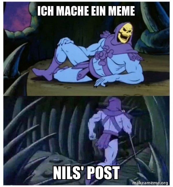 Ich mache ein Meme Nils' Post - Skeletor Facts Meme Generator