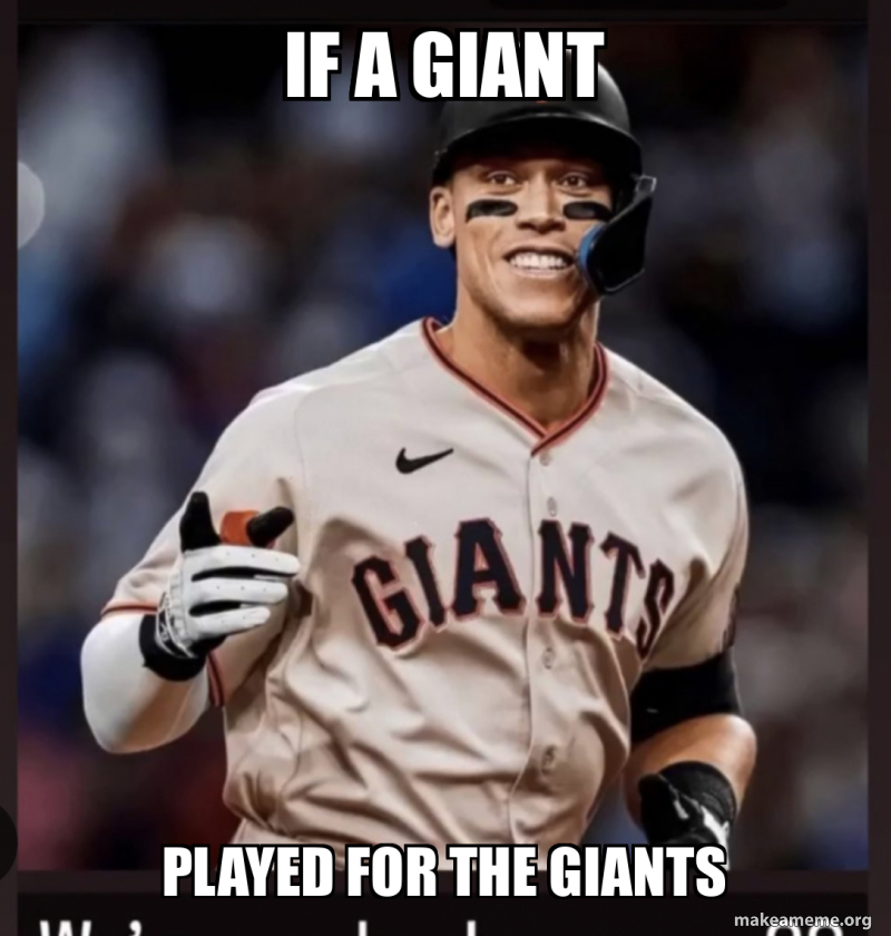 If a giant Played for the giants Meme Generator