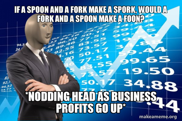 if a spoon and a fork make a spork, would a fork and a spoon make a ...