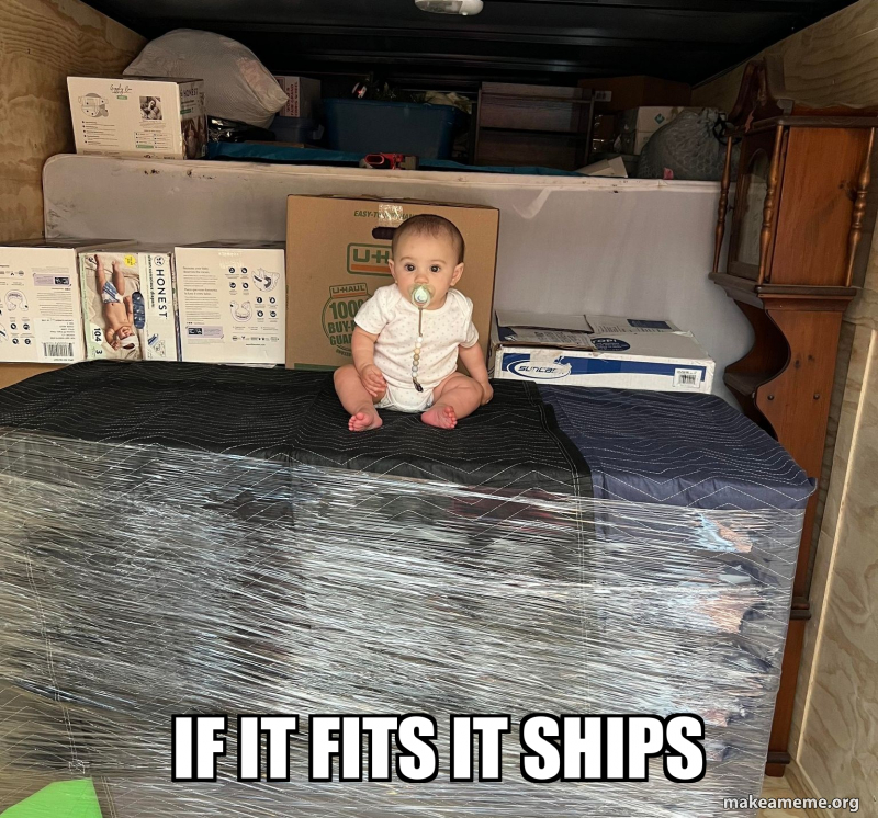 if it fits it ships Meme Generator