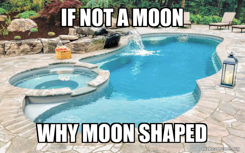 if not a moon why moon shaped Meme Generator