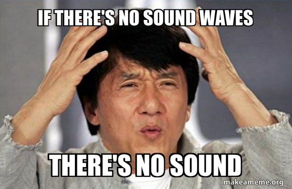 If there's no sound waves There's no sound - Jackie Chan Why? Meme ...