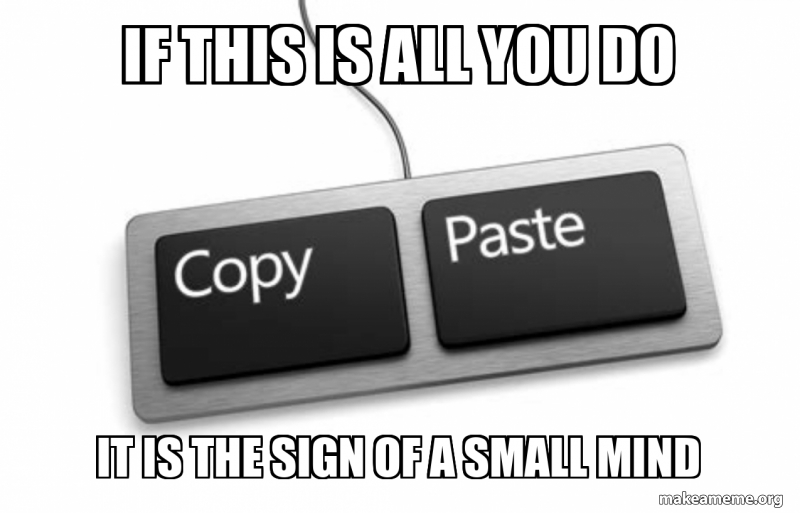 If this is all you do It is the sign of a small mind Meme Generator