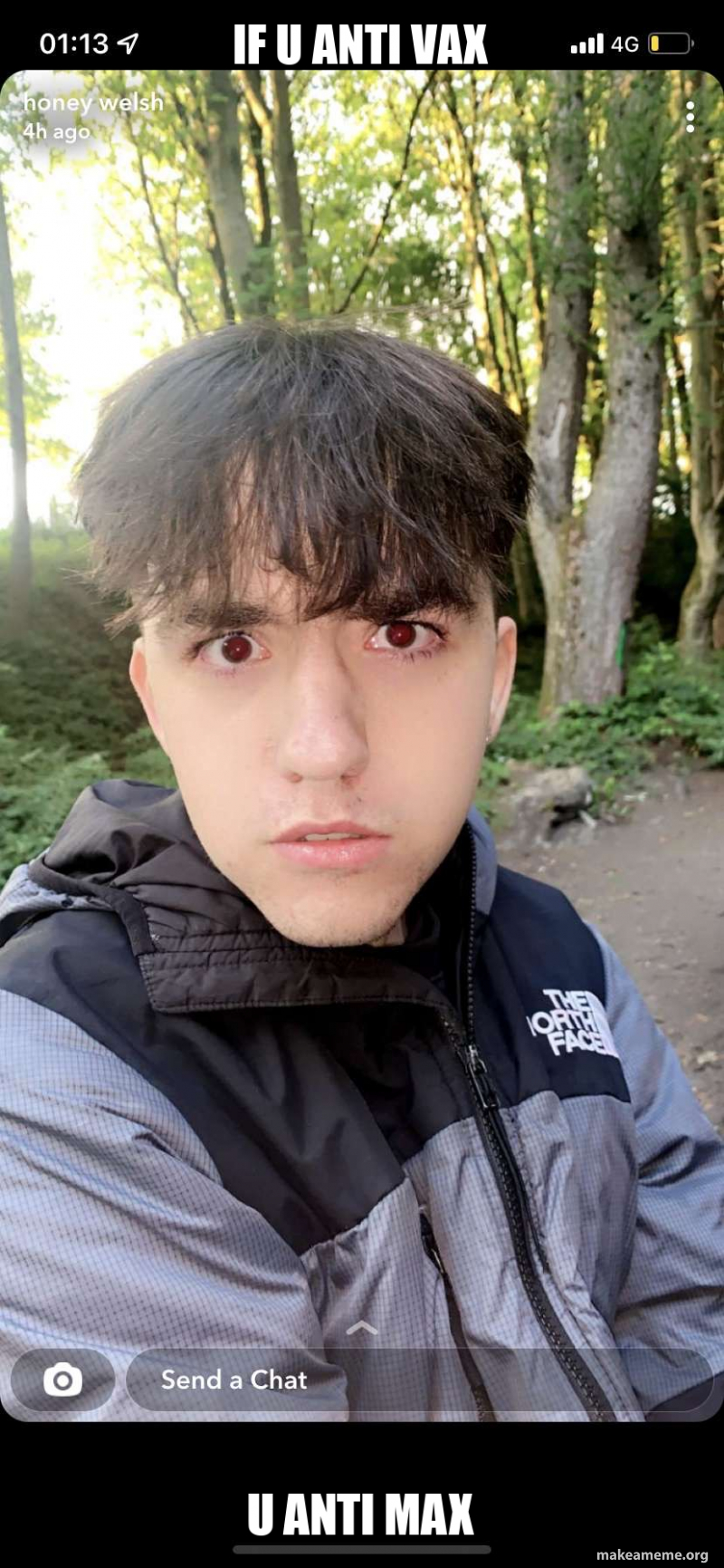 if u anti vax u anti max Meme Generator