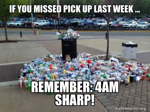 If you missed pick up last week ... Remember: 4am sharp! - Canadian ...