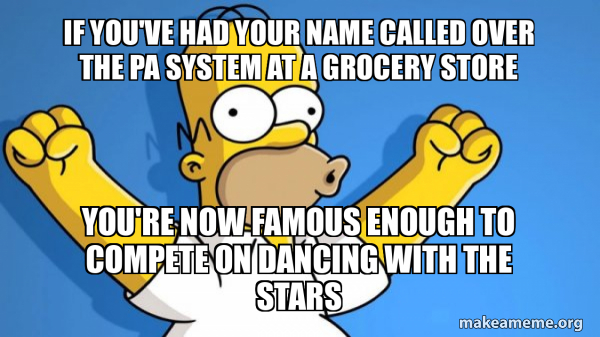 If you've had your name called over the PA system at a grocery store ...