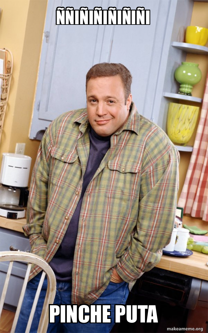 ÑÑIÑIÑIÑIÑIÑI PINCHE PUTA - Kevin James Meme Generator