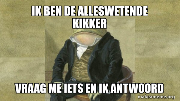 Ik ben de alleswetende kikker Vraag me iets en ik antwoord - Colonel ...