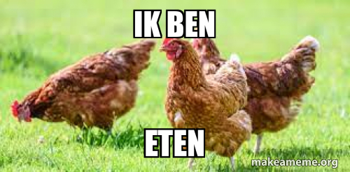 ik ben eten Meme Generator