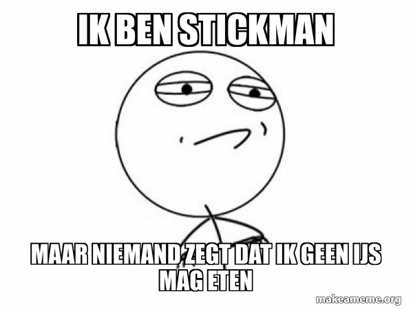 ik ben stickman maar niemand zegt dat ik geen ijs mag eten - Challenge ...