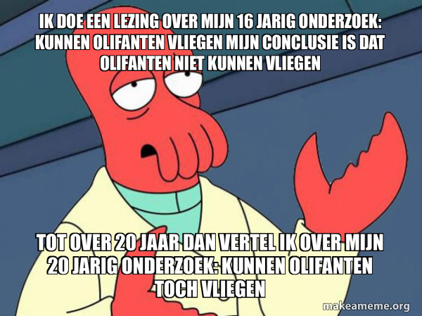 Ik doe een lezing over mijn 16 jarig onderzoek: kunnen olifanten ...