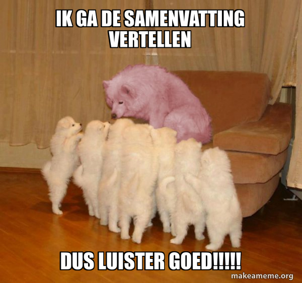 ik ga de samenvatting vertellen DUS LUISTER GOED!!!!! - Malicious ...