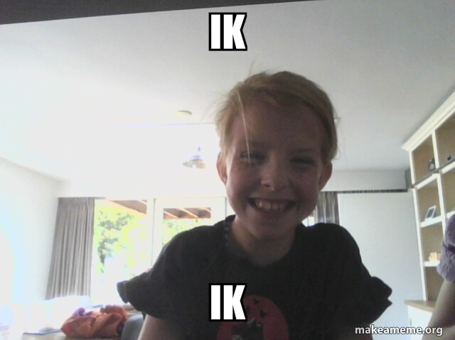 ik ik - papa en mama zijn lief Meme Generator