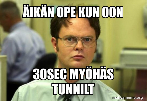 Äikän ope kun oon 30sec myöhäs tunnilt - Schrute Facts (Dwight Schrute ...