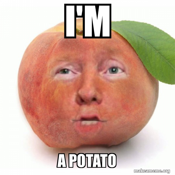 I'M A POTATO - Impeached Donald Trump Meme Generator