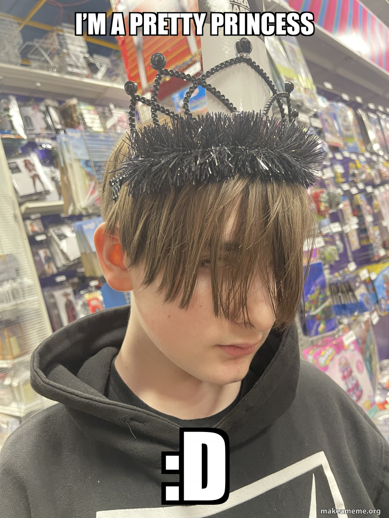 I’M A PRETTY PRINCESS :D Meme Generator