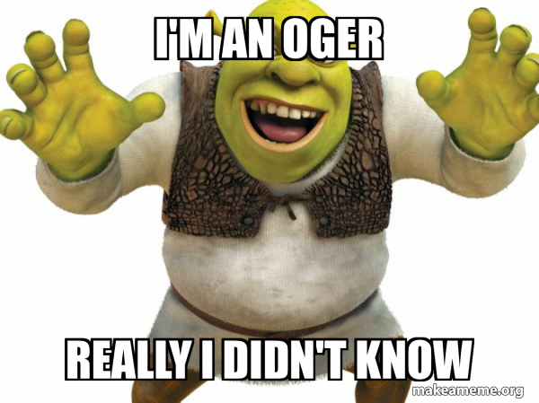 Shrek Oger Meme Shrek Donkey Staring Meme Template — Kapwing