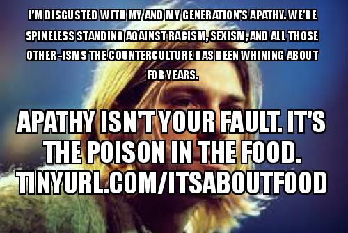 Iâ€™m disgusted with my and my generation's apathy. We're spineless ...