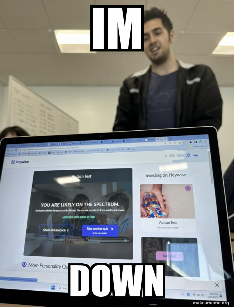 Im Down Meme Generator