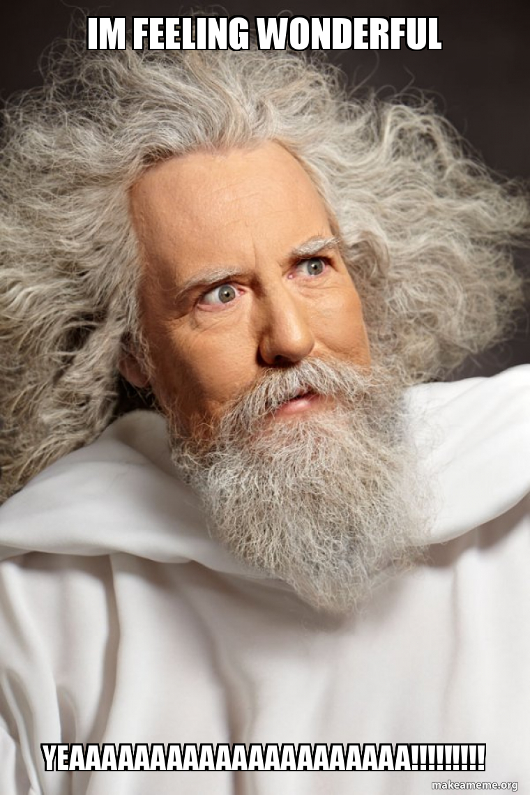 Im Feeling Wonderful YEAAAAAAAAAAAAAAAAAAAAA!!!!!!!!! - Tweet of God ...