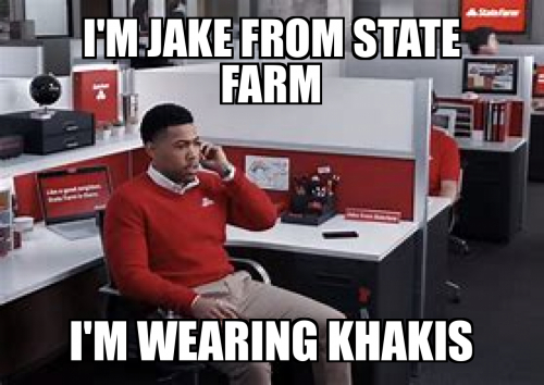 Jake From State Farm Know Your Meme Jake Gyllenhaal Leaving Meme