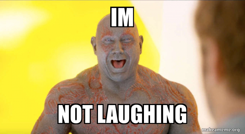Im Not laughing Meme Generator