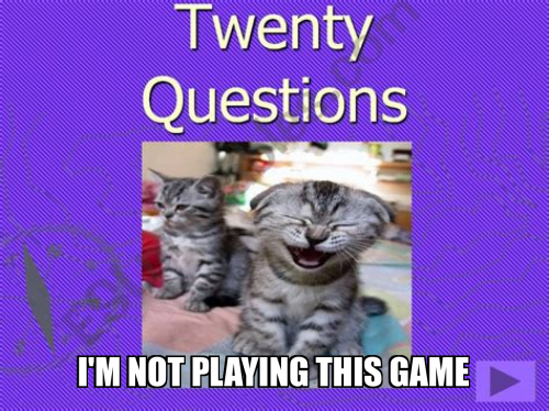 I'M NOT PLAYING THIS GAME Meme Generator