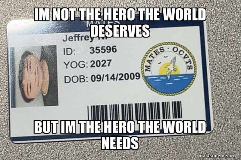 Im not the hero the world deserves But im the hero the world Needs Meme ...
