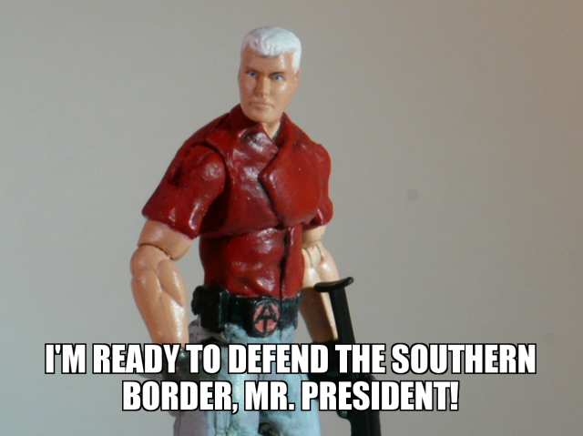I'm ready to defend the southern border, Mr. President! Meme Generator