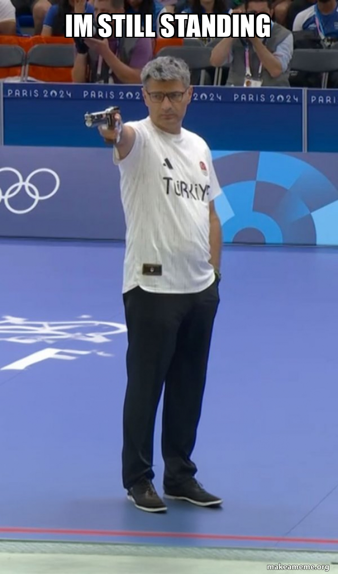 IM STILL STANDING - Yusuf Dikec Meme Generator