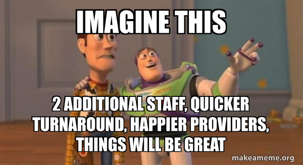 Imagine This 2 AddiTIONAL Staff, Quicker Turnaround, Happier providers ...