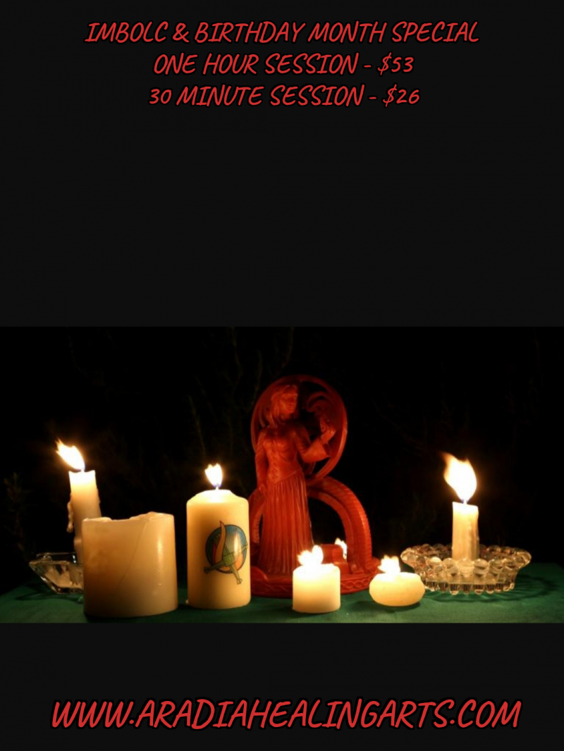 Imbolc & birthday month special One hour session - $53 30 minute ...
