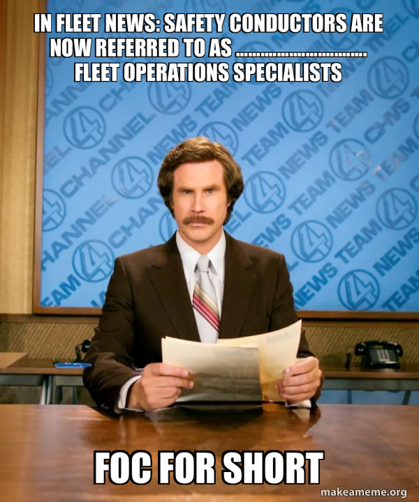 In Fleet news: Safety Conductors are now referred to as ...