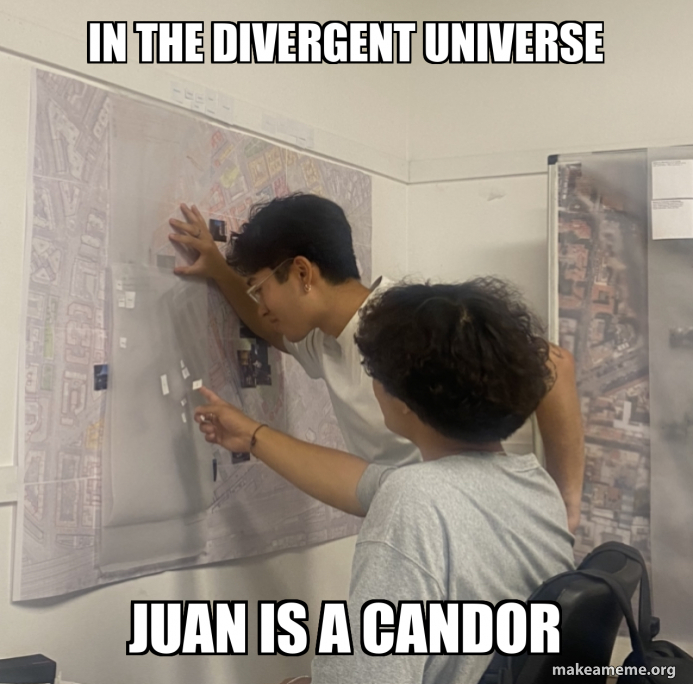 in the divergent universe juan is a candor Meme Generator