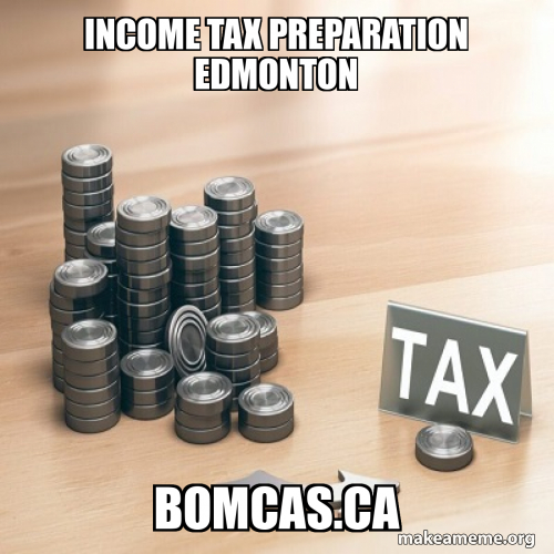 Income Tax Preparation Edmonton bomcas.ca Meme Generator
