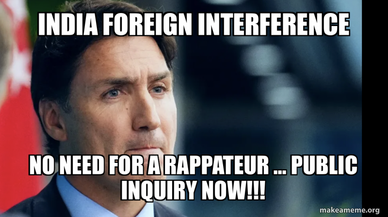 India foreign interference No need for a RappAteur … Public inquiry now ...