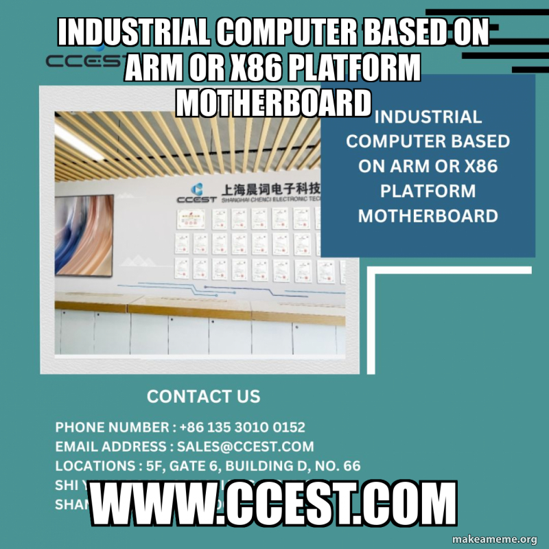 Industrial computer based on ARM or X86 Platform motherboard www.ccest ...