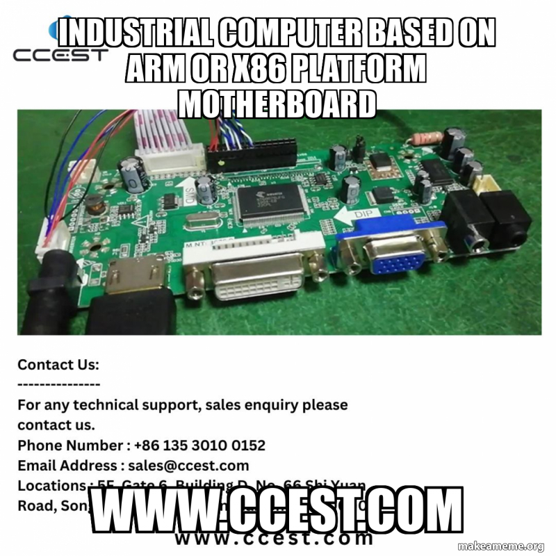 Industrial computer based on ARM or X86 Platform motherboard www.ccest ...