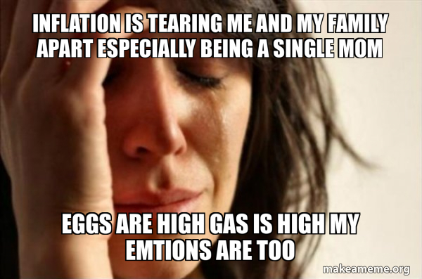 Inflation Is Tearing Me And My Family Apart Especially Being A Single